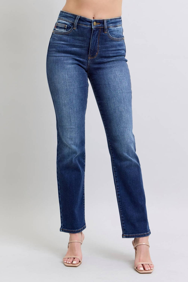 Kristina Thermal Straight Jeans – Ella Mae's Boutique