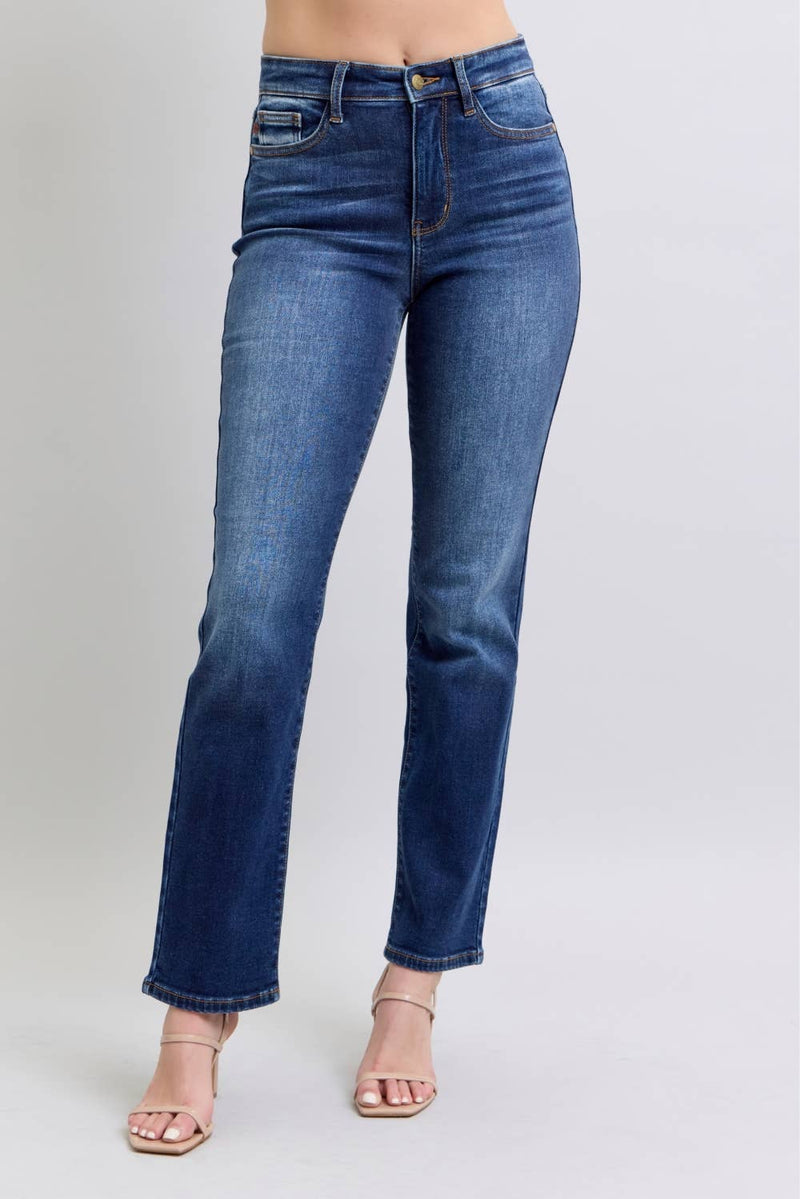 Kristina Thermal Straight Jeans – Ella Mae's Boutique